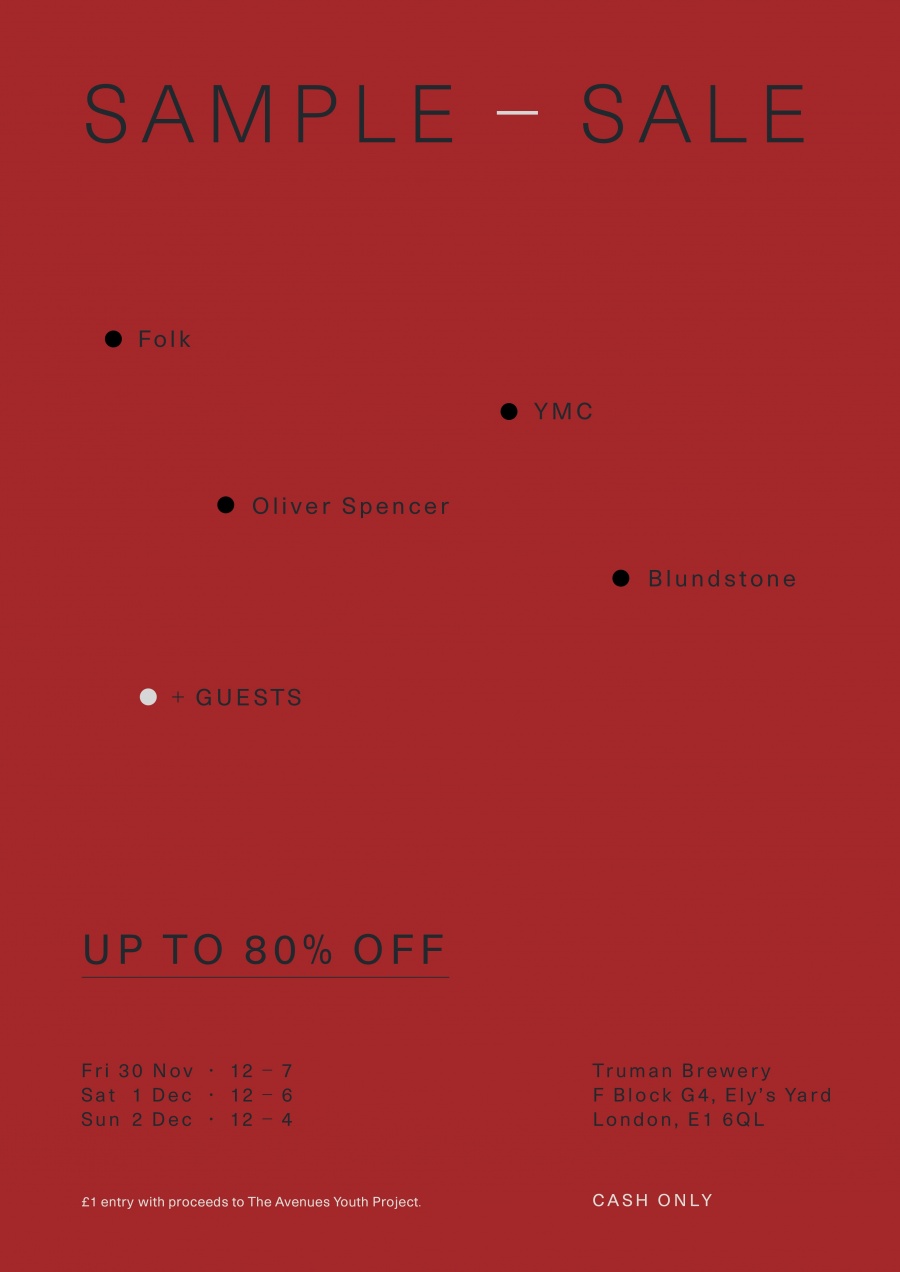 YMC Sample Sale -- Sample sale in London