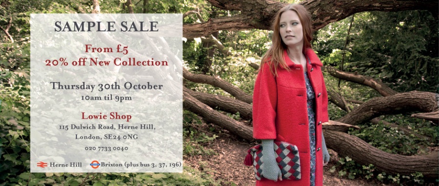 Lowie sample sale -- Sample sale in London