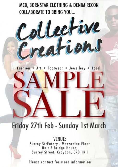 Collective Creations - Sample Sale -- Sample sale in Croydon